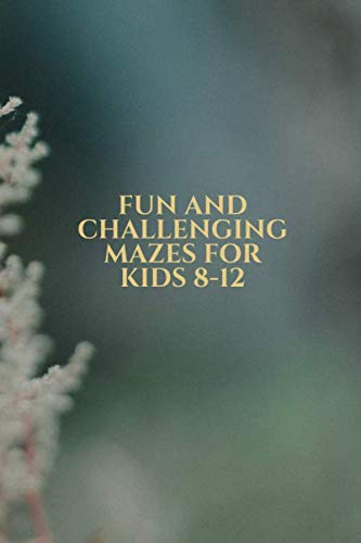 Fun and Challenging Mazes for Kids 8-12: mazing Maze Activity Book for ...