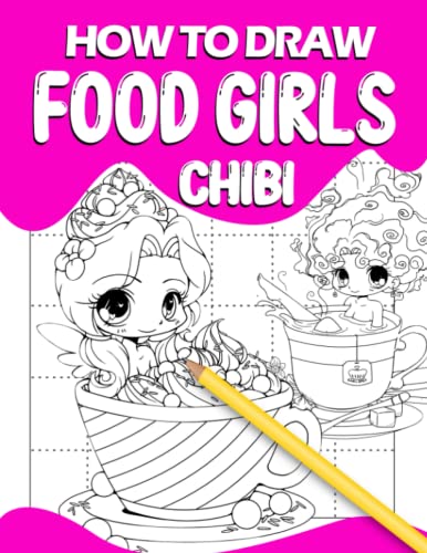 How To Draw Chibi Food Girls: Kawaii Girls With Food Through 30 Step By ...