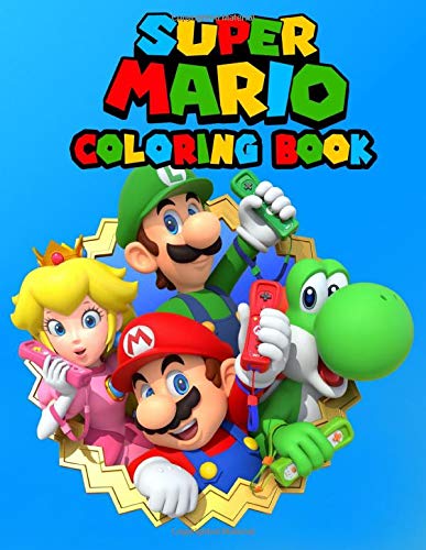 Super Mario Coloring Book: Jumbo Coloring Book for Boys, Girls ...