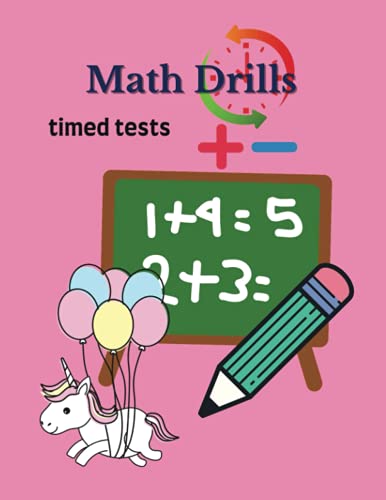 Math Drills Timed Tests: Daily practice Workbook 100 Day of Basic Times ...