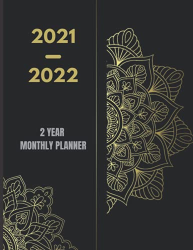 2021-2022 Two Year Planner: 24 Months Calendar, 2 Year Appointment ...