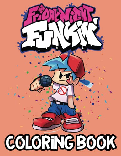 Friday night funkin coloring book: NEW 30 Pages of High Quality ...