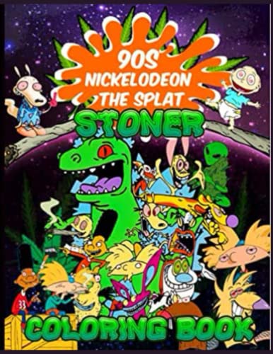 90s Nickelodeon The Splat Coloring Book: 90s Nickelodeon The Splat ...