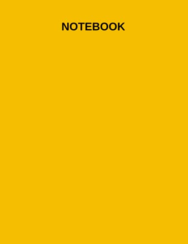 Notebook: Deep yellow Composition Notebook - College Ruled 120 Pages ...