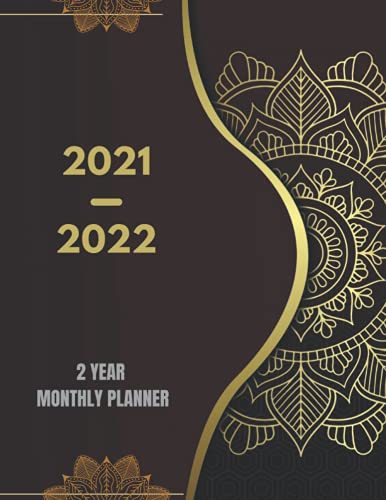 2021-2022 Two Year Planner: 24 Months Calendar, 2 Year Appointment ...