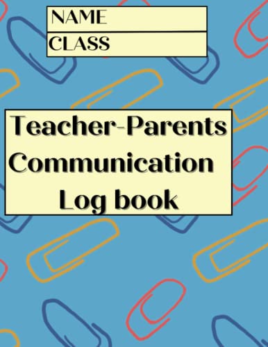 Teacher-Parent Communication Log Book I Record-KeepingTools I Log Sheet ...