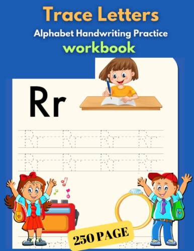 Trace Letters Alphabet Handwriting Practice workbook: Learning To Write ...