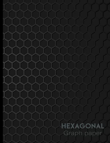 Hexagonal Graph Paper: Hex Grid Paper, Hexagon Graph paper 1/4 inch ...