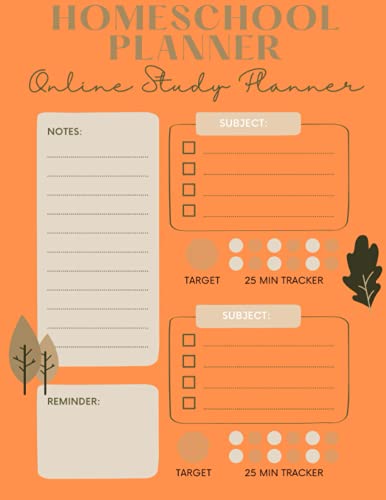 Homeschool Planner Online Study Planner: Homeschool Planner Online ...