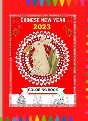 Year of the rabbit coloring book:: Chinese New Year, Lunar New Year ...