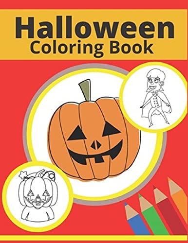 Happy Halloween coloring book: Anxiety Happy Halloween Coloring Books ...