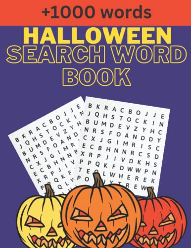 Fun Halloween Large Print Word Search: More than 1000 Relaxing ...