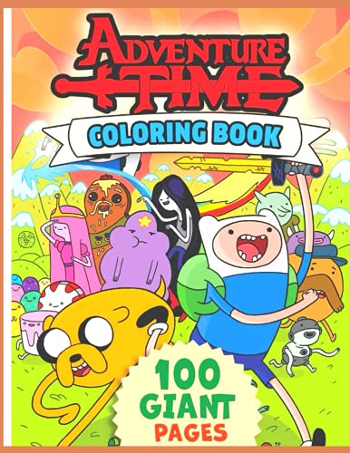 Adventure time coloring book100 GIANT PAGES: Anxiety Adventure time ...