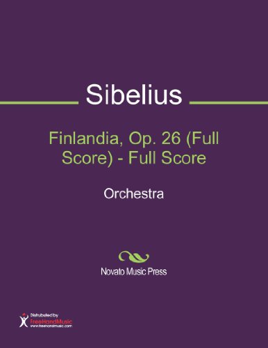 Finlandia, Op. 26 (Full Score) - Full Score Sheet Music by Jean Julius Christian Sibelius ...