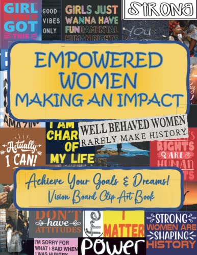 Vision Board Clip Art Book For Empowered Women Making An Impact ...