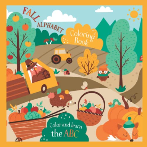 Fall Alphabet Coloring Book: Thanksgiving and Fall ABC - Color and ...