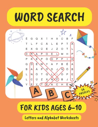 Word search puzzles for Kids - letter and alphabet worksheets by R ...