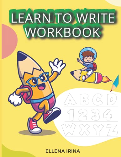 Learn to Write Workbook: First Learn to Write workbook | Practice for ...