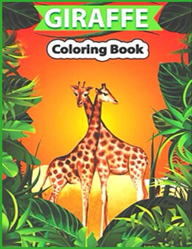Giraffe coloring book: Anxiety Giraffe Coloring Books For Adults And ...
