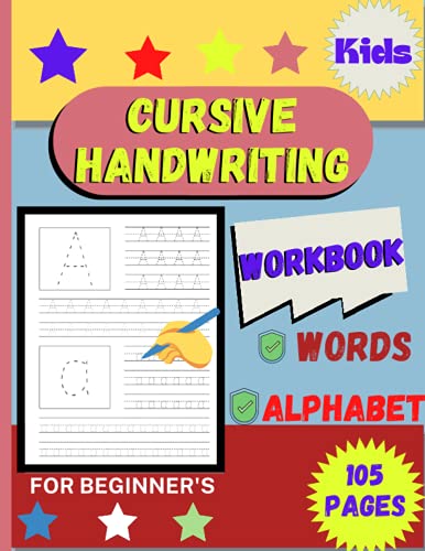 Cursive Handwriting Workbook For kids Erasable Gifts For Kids Of All ...