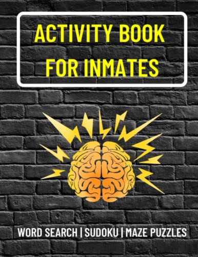 Activity Book for Inmates: Inmate Activity Book | Over 200 Puzzles and ...