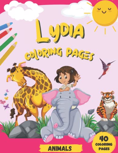 LYDIA coloring pages: Personalized animal coloring book for LYDIA | the ...