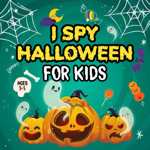 I Spy Halloween Book For Kids Ages 3-5: An Amazing halloween activity ...