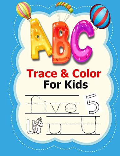 abc trace and color for kids: learn to write Letter Tracing for ...