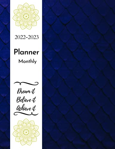 2 Years planner 2022 2023: Weekly Monthly Planner Calendar / Agenda ...