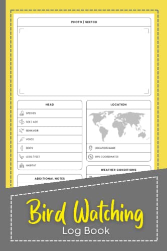 Bird Watching Log Book: From the elusive bald eagle to the colorful ...