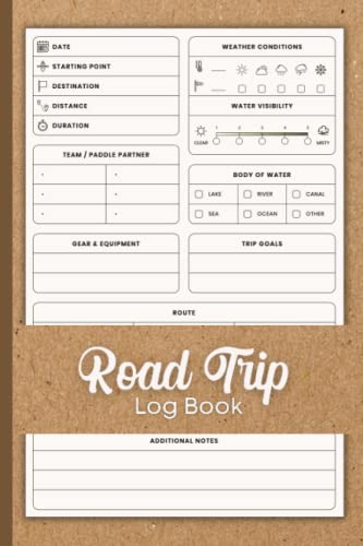 Road Trip Log Book: Hit the open road with this log book in tow ...
