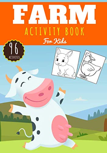 Farm activity book: For Kids Age 4 - 8 Years Girls & Boys ...