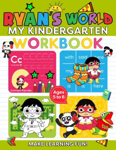 Ryans My Kindergarten Workbook: Exclusive Favorite World How Many More ...