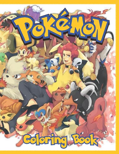 Pokémon Coloring Book: Fantastic Simple Coloring Pages With Pokémon ...