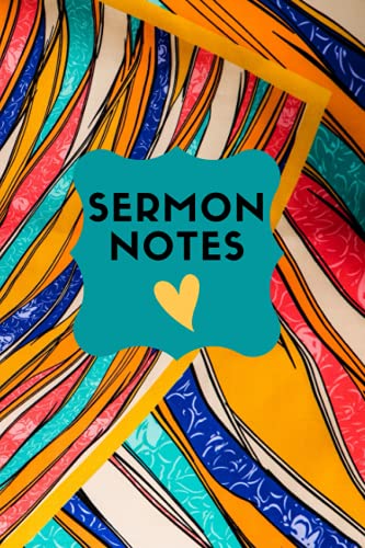 Sermon Notes: A Great Christian Notebook for Church Sermons and ...