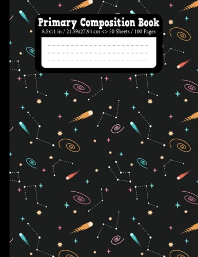 Primary Composition Book: Primary Composition Notebook With Dotted ...