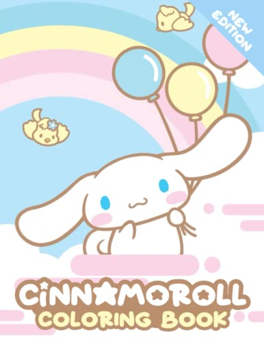 Cinnamoroll Coloring Book: 30+ Cool Illustration Pages to Color for All ...