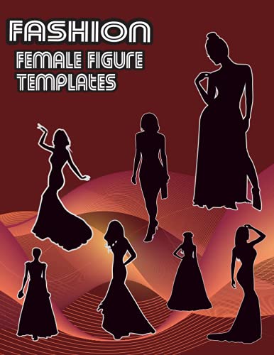 Fashion Female Figure Templates: 400 Figure Templates Sketchbook to ...