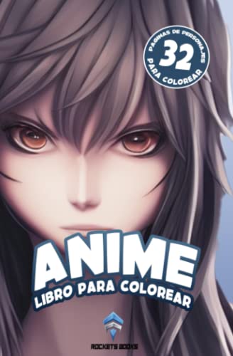 Anime Libro para Colorear: 32 Personajes Anime para Colorear by Rockets ...
