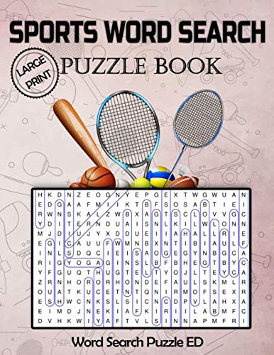 Sports Word Search Puzzle Book: Soccer Word Searches , Basketball Word ...