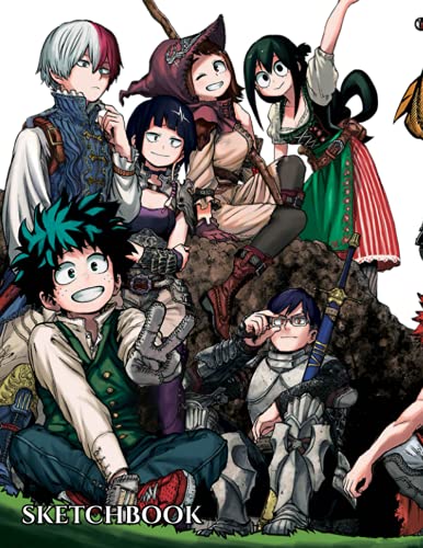 My Hero Academia Sketchbook v3: Blank Paper for Drawing, Doodling or ...