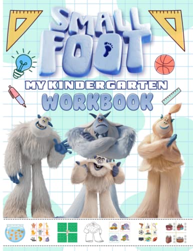 Smallfoot My Kindergarten Workbook: Adorable Relaxation Discover The ...