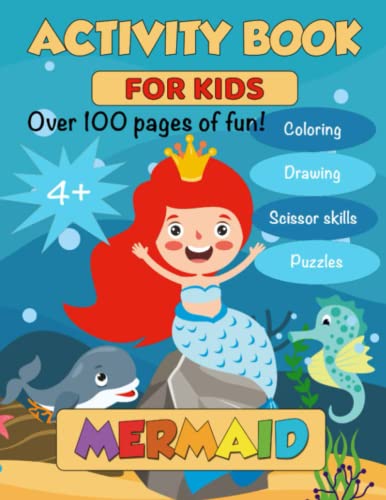 Mermaid Activity Book: For kids ages 4+ by nowastedpotential | Goodreads