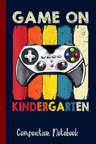Game On Kindergarten Gamer Back To School Level Unlocked Quad Ruled ...