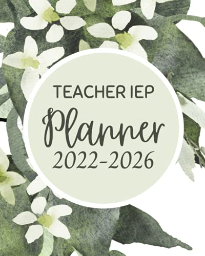 TEACHER IEP planner 2022-2026: Five Year Montghly Planner with Holidays ...