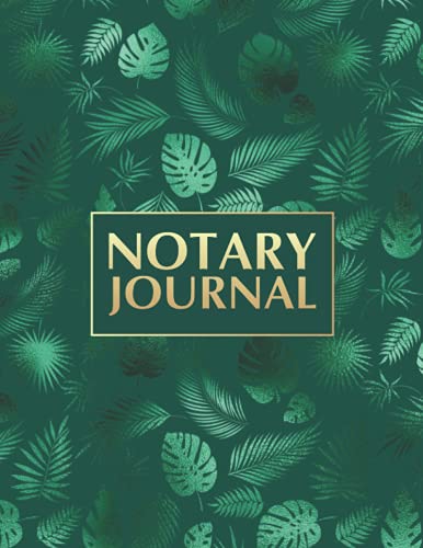 Notary Journal: Official Notary Public Log Book for Keeping Track of ...