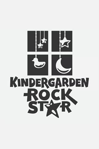 Kindergarten Rock Star: 120 pages of lined notebook, The perfect back ...