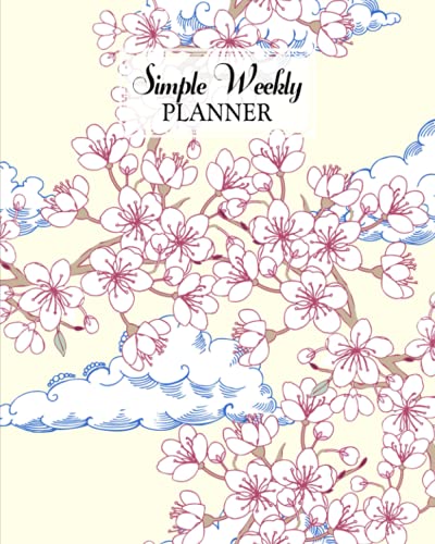 Simple Weekly Planner: Weekly Vibrant Calendar, Organizer, Scheduler ...