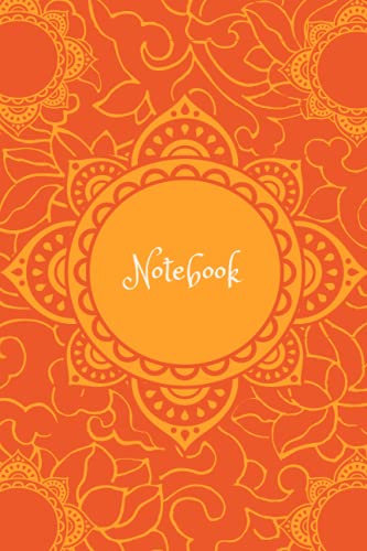 Indian Style Notebook: Beautiful Orange & Yellow Indian Style Notebook ...