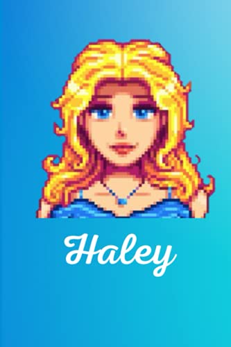 Haley Stardew Valley Blue Notebook: Pixel Art of Haley from Stardew ...